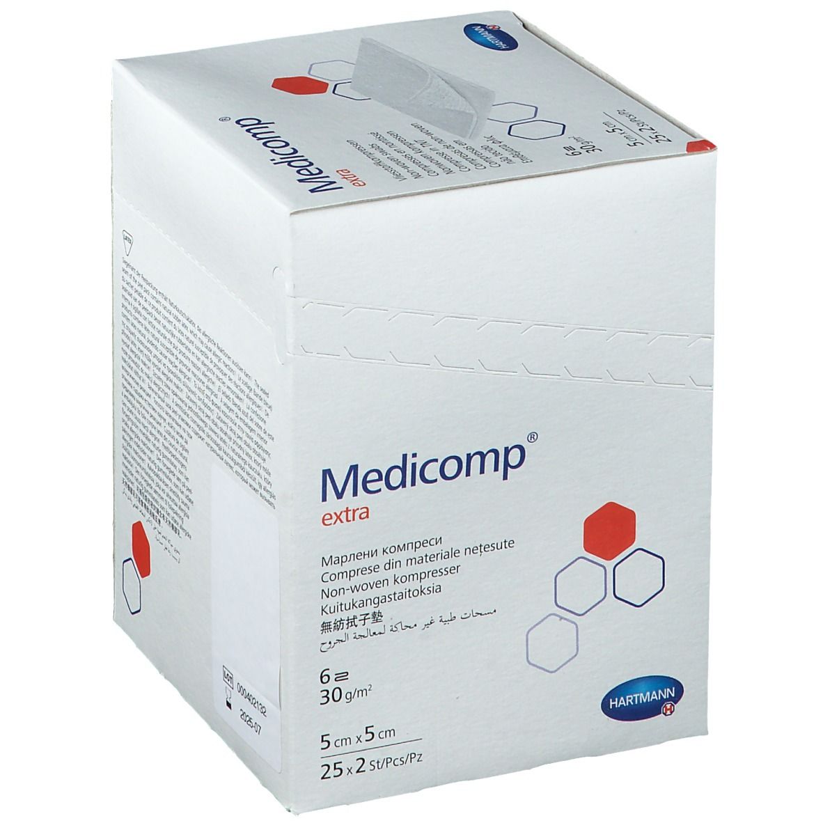 Hartmann Medicomp® Extra MDR Sterili 6 Strati 5 x 5 cm 50 pz - Redcare