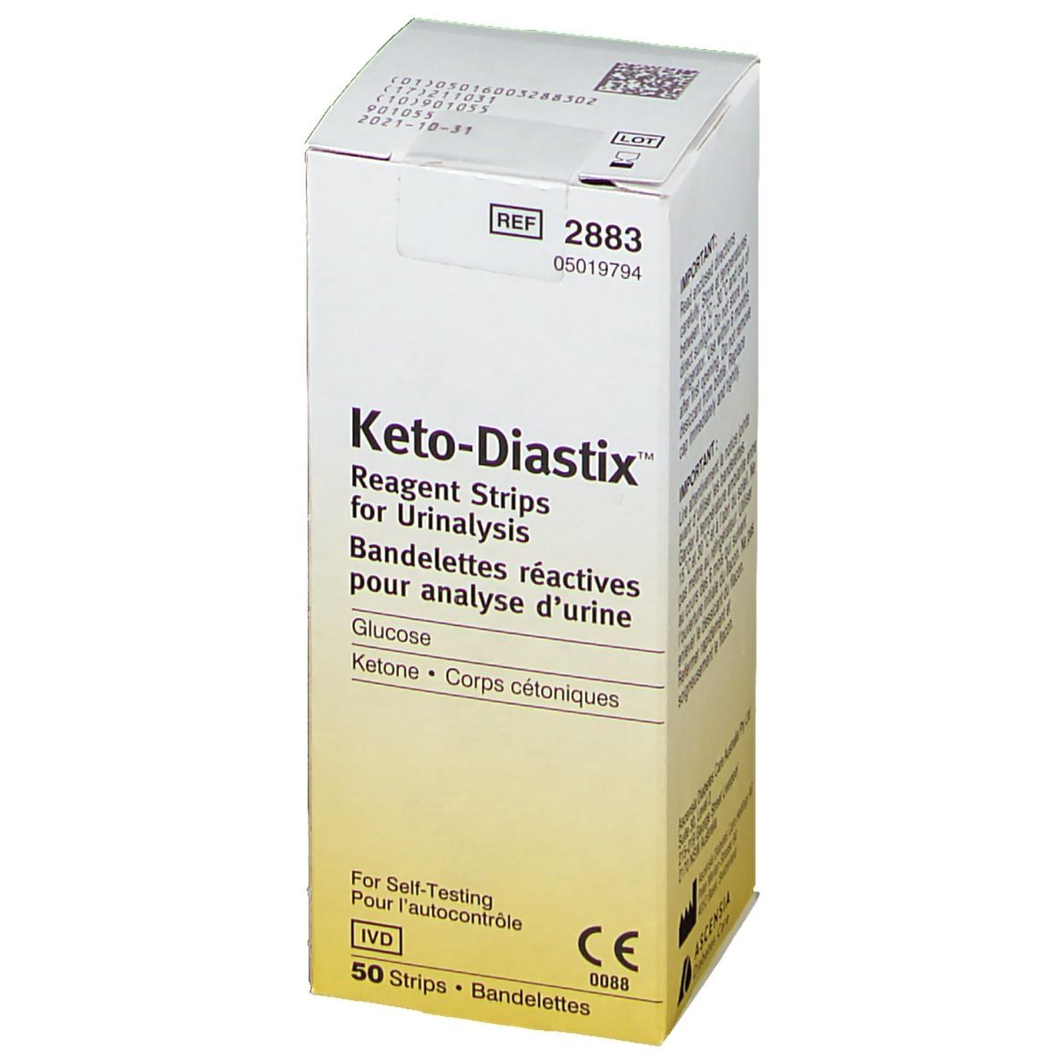 Keto-Diastix Strips 2883 B51 50 pz - Redcare