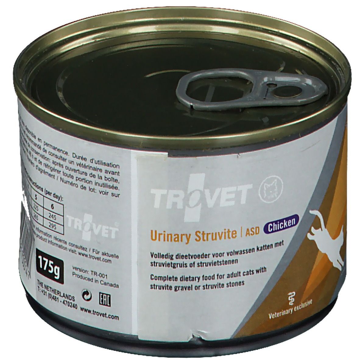 TROVET ASD Urinary Struvite al Pollo Per Gatti 175 g - Redcare
