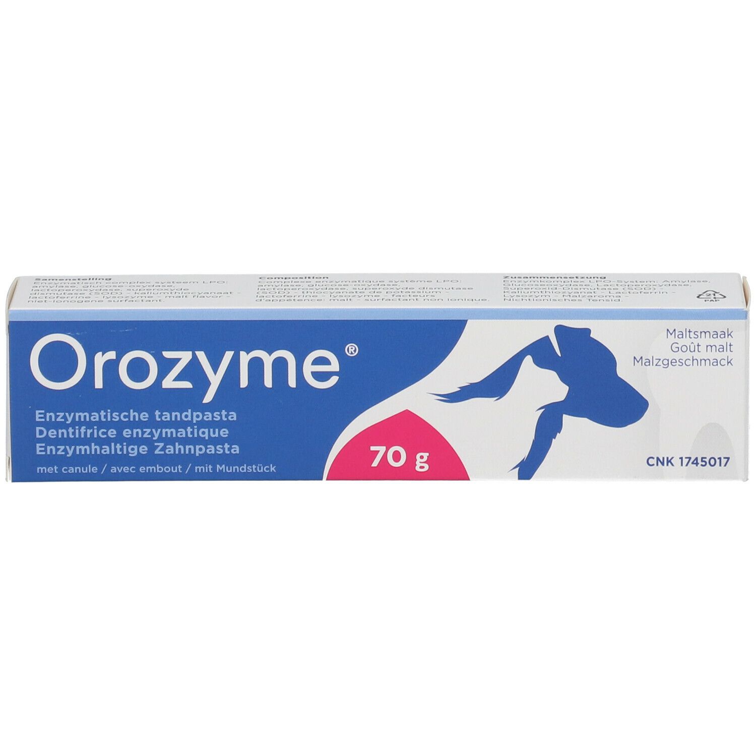 OROZYME® Canine Toothpaste Enzymatische Dog 70 g - Redcare