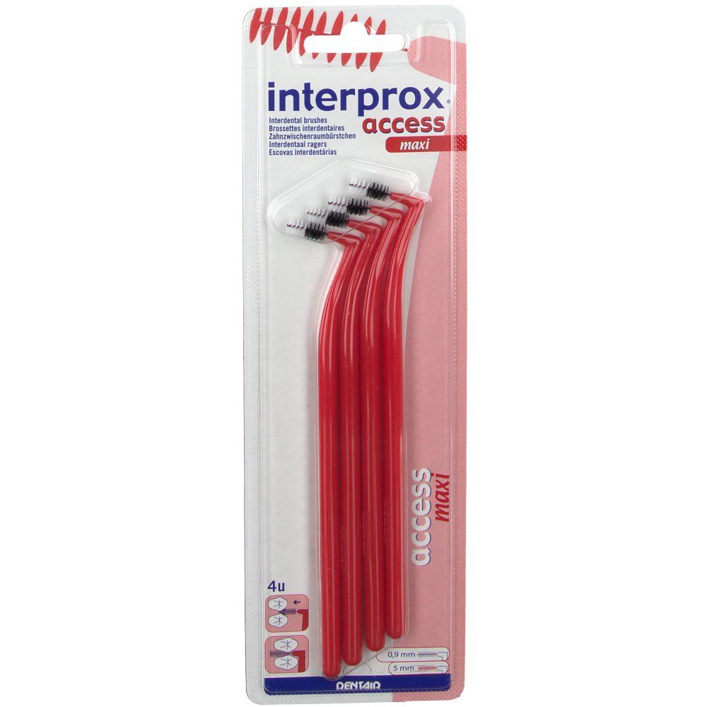 Interprox Access Maxi Rosso 4 pz - Redcare