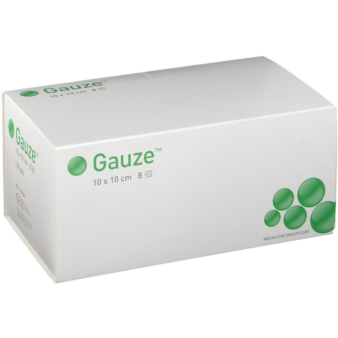 Gauze Compress Non-Sterile 8 Layers 10x10 cm 153600 120 pz - Redcare