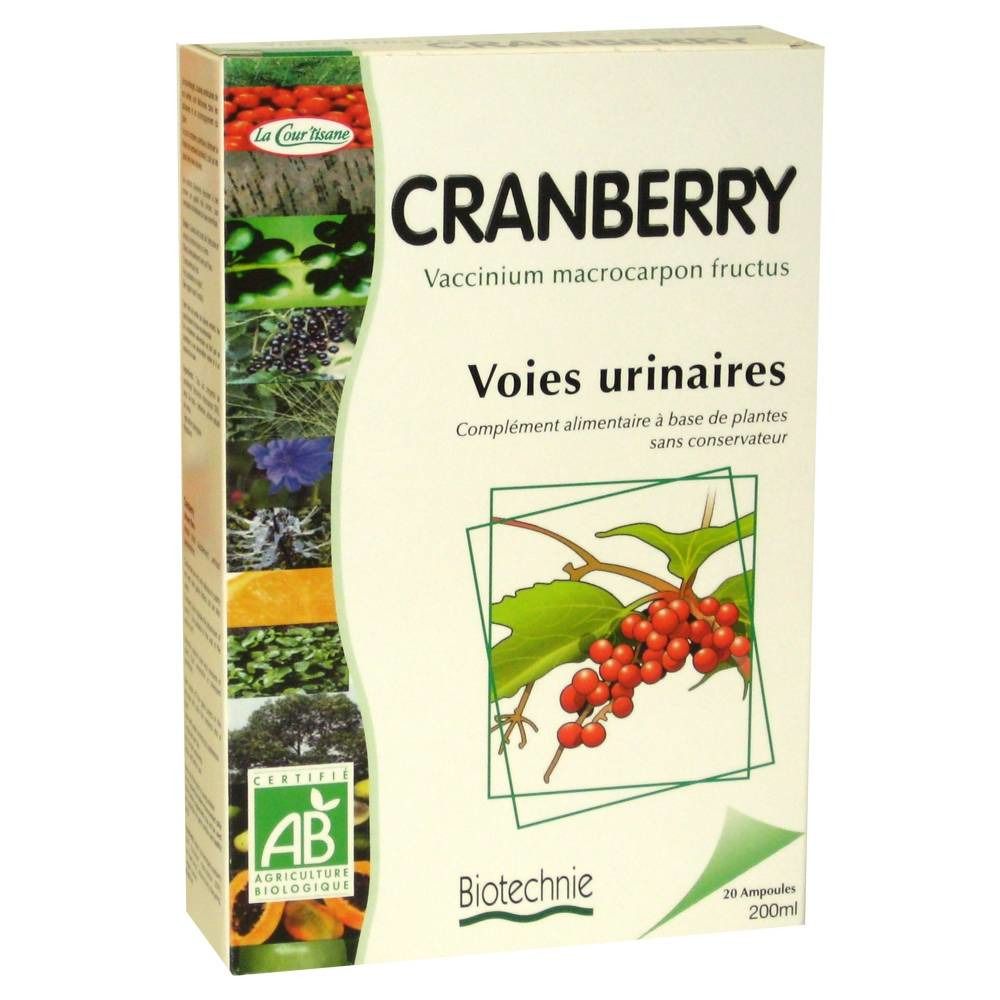 Biotechnie Cranberry Bio 20x10 ml - Redcare