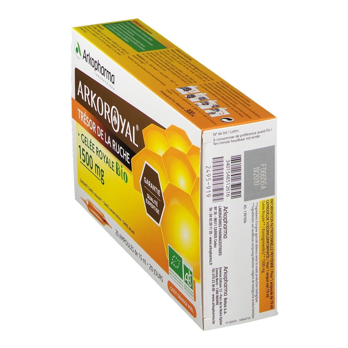 Arkoroyal Koninginnebrij Bio 1500mg 20x15 ml - Redcare