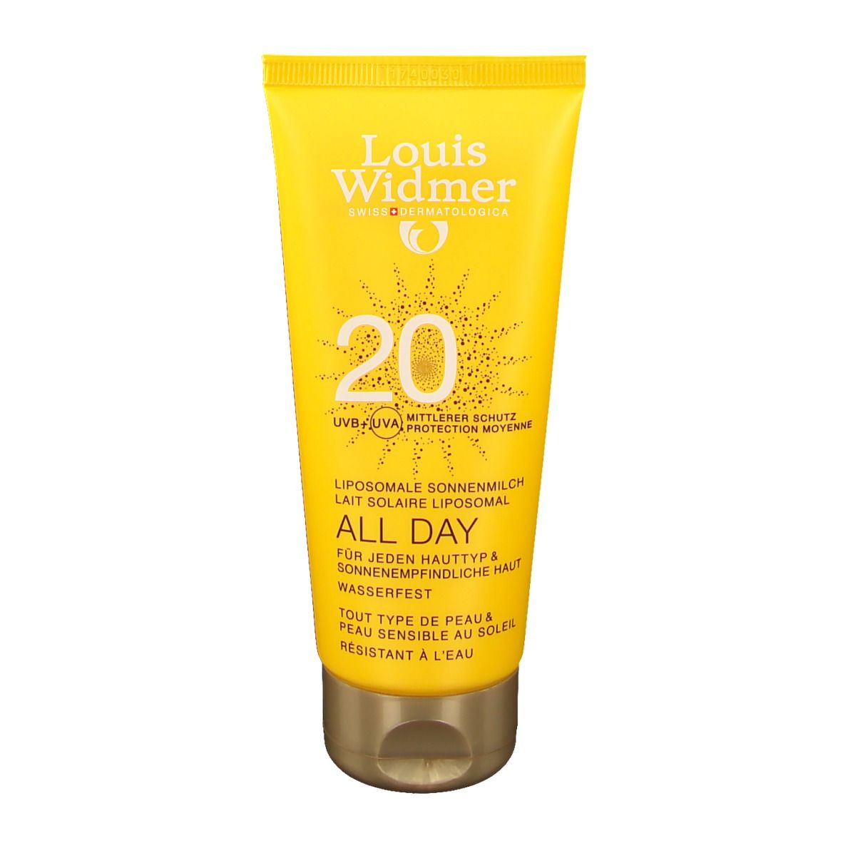 Louis Widmer Sun All day 20+ Light perfumed 100 ml - Redcare