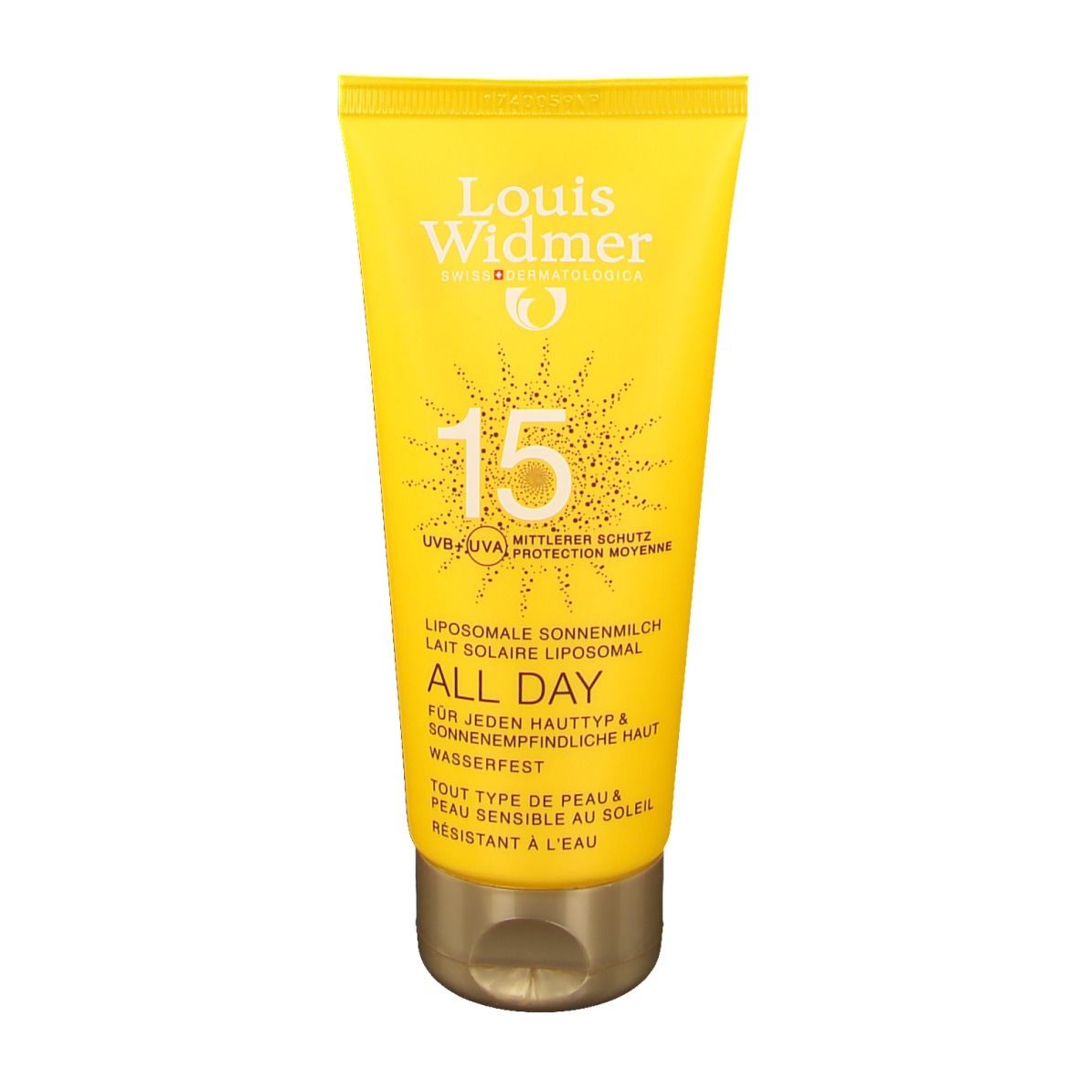 Louis Widmer Sun All day 15+ Without perfume 100 ml - Redcare