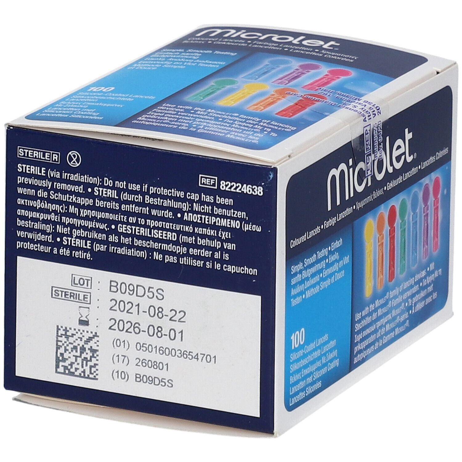 Bayer Microlet Lancetten Sterile Coloured 100 pz - Redcare