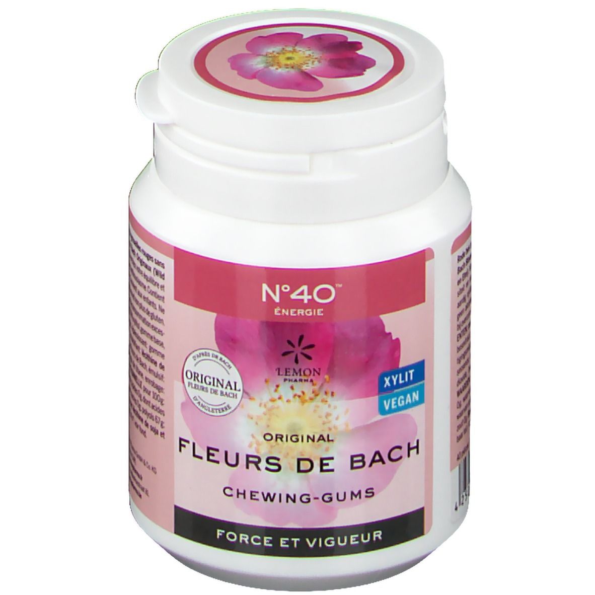 Bach Flower Chewing Gum Energy w/Sugar 40 pz - Redcare