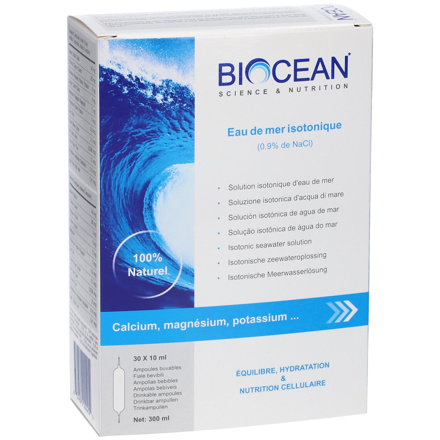 Biocean Isotonic Seawater Solution 30x10 ml - Redcare