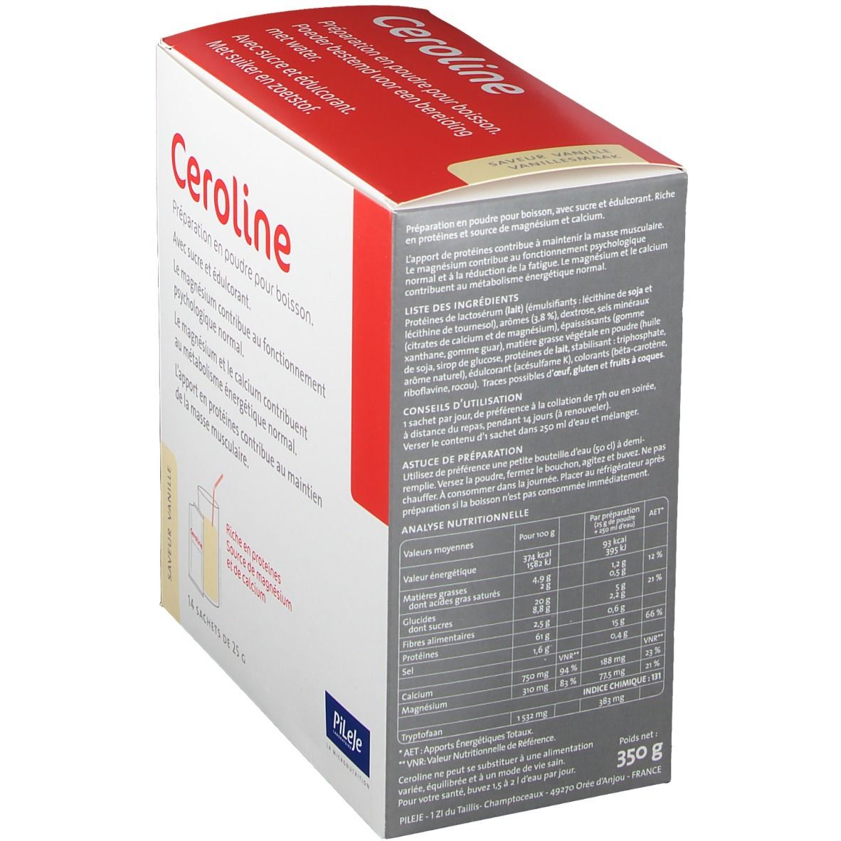 Ceroline Vanille Powder 14x25 g - Redcare