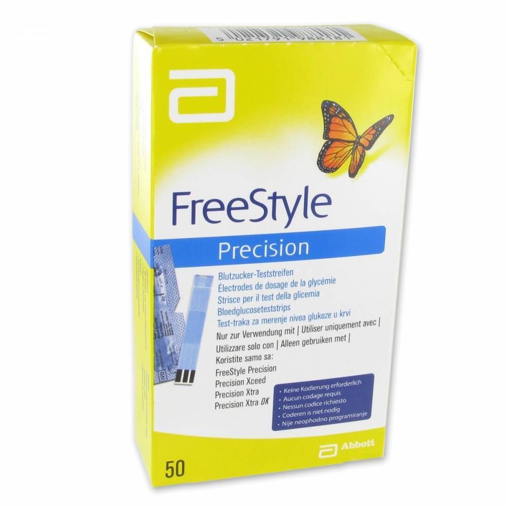 Abbott FreeStyle Precision Strisce Glicemia 50 pz - Redcare