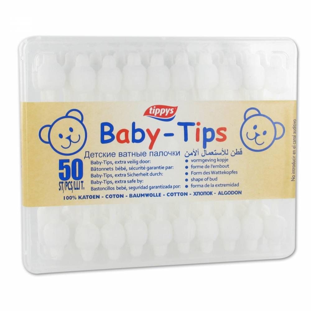Tippys Baby-tips Cotton Swabs 50 pz | Redcare