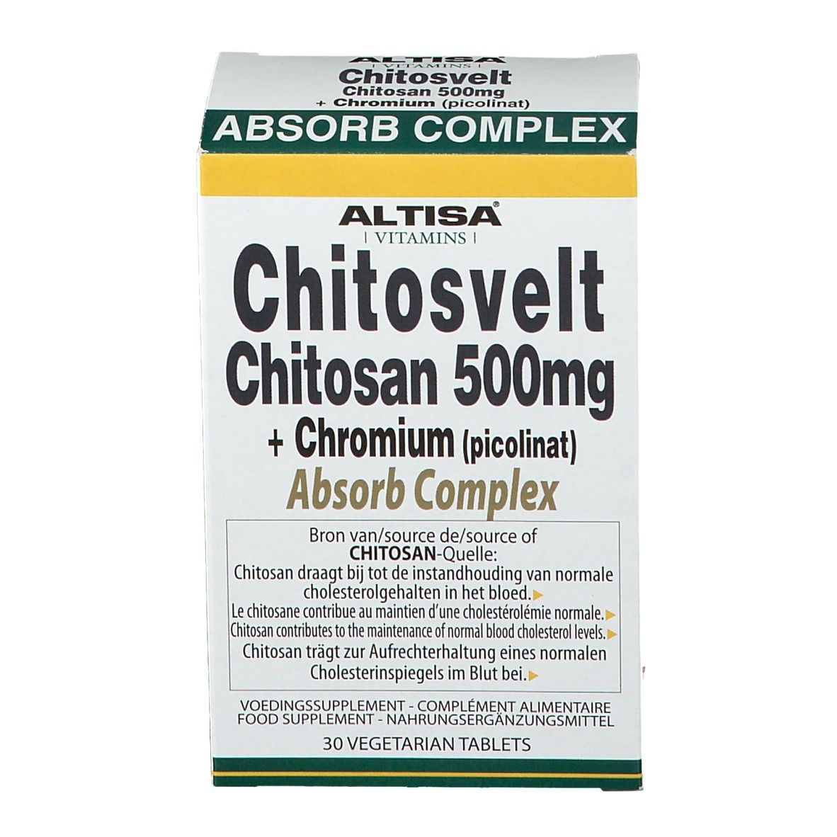 Altisa Chitosvelt Chitosan + Chrome 30 pz - Redcare