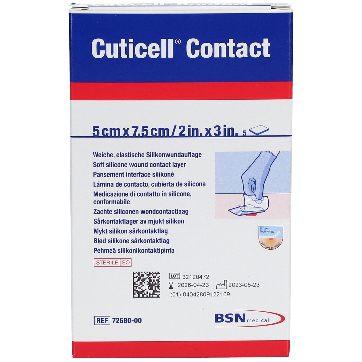 Cuticell Contact 5x7,5cm 5 pz - Redcare