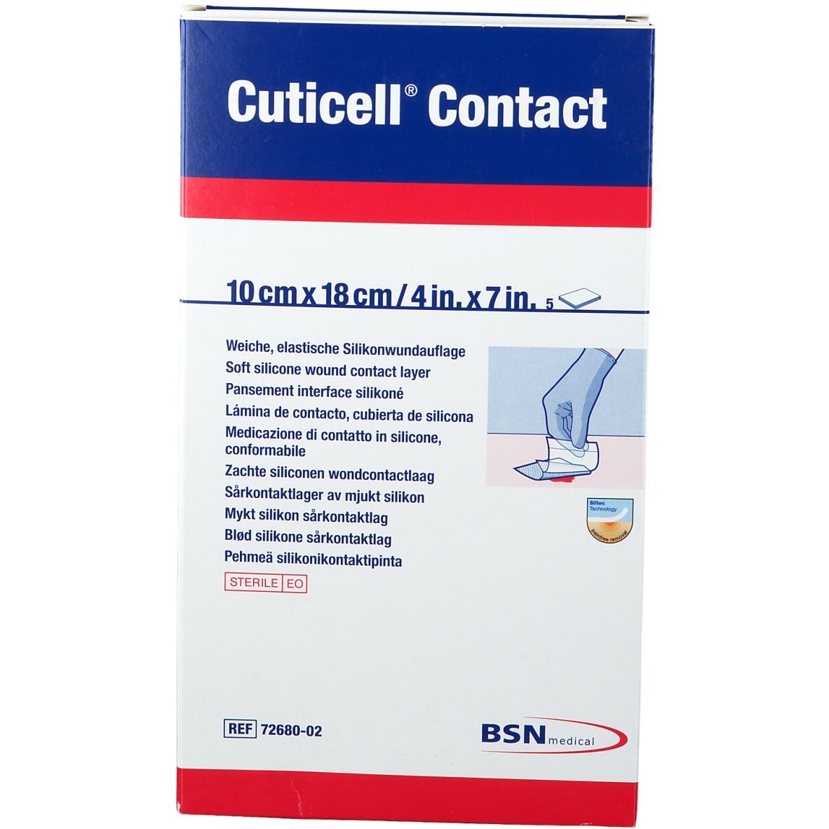 Cuticell Contact 10x18cm 5 pz - Redcare