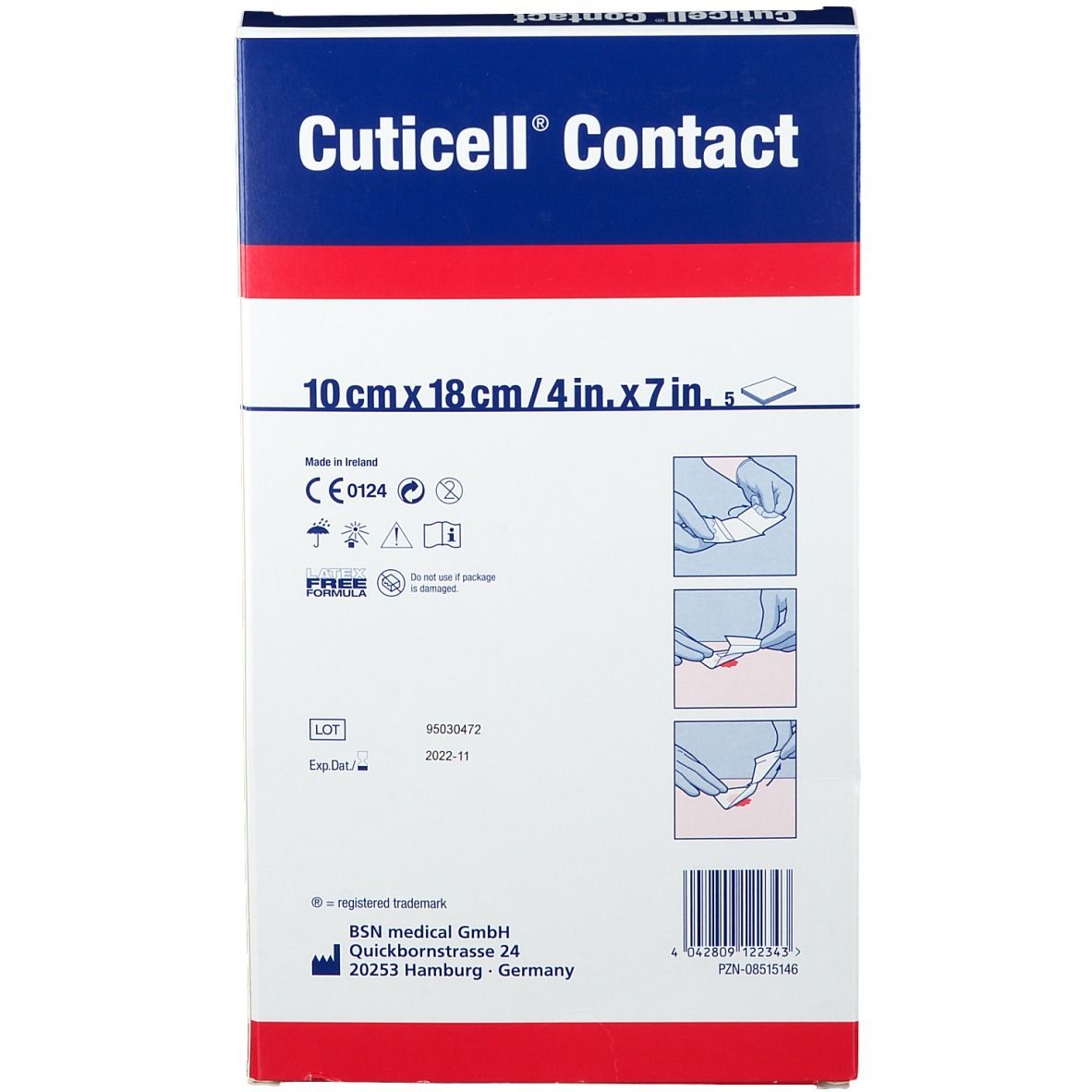 Cuticell Contact 10x18cm 5 pz - Redcare