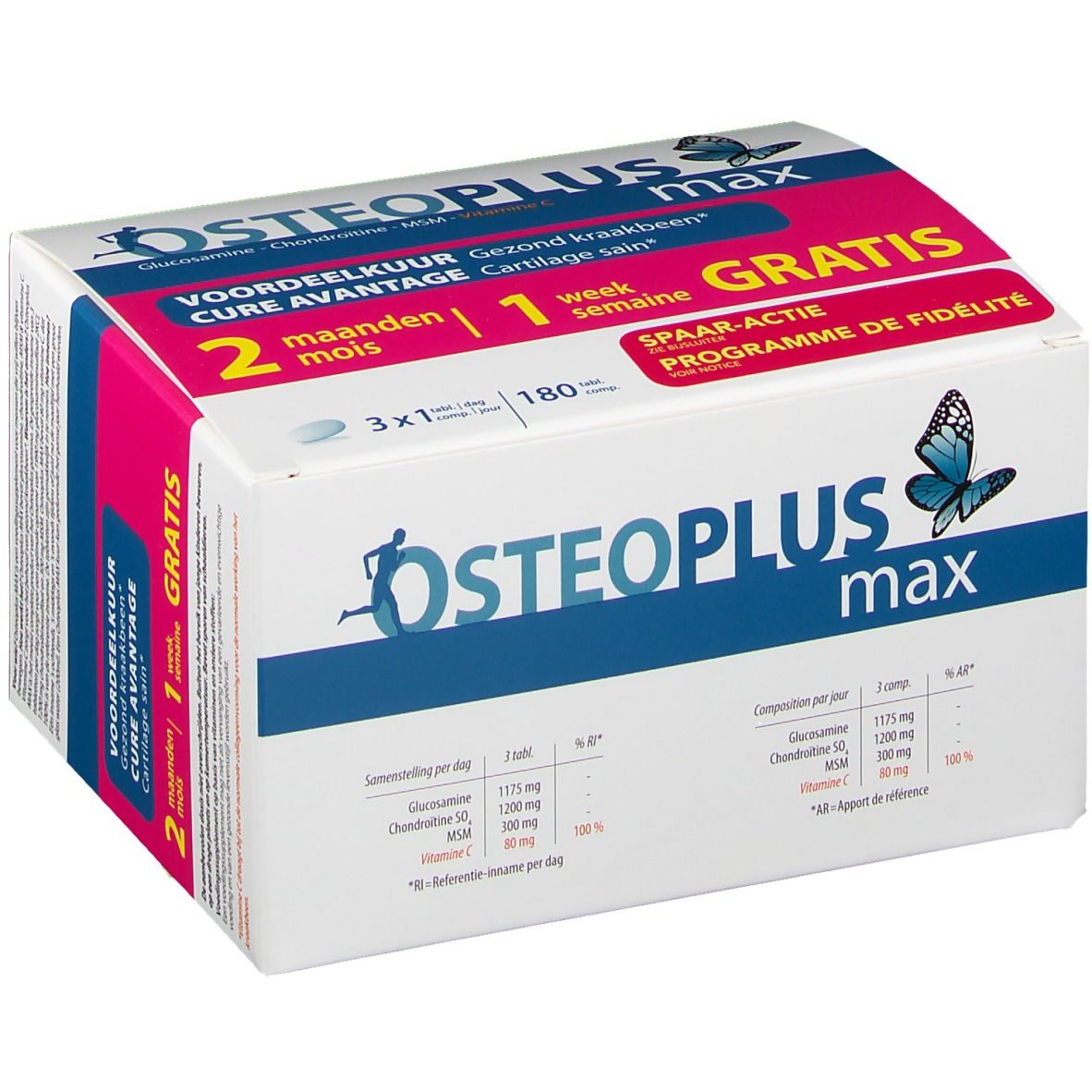 Osteoplus Max Advantage Pack 2 Months 180 pz | Redcare