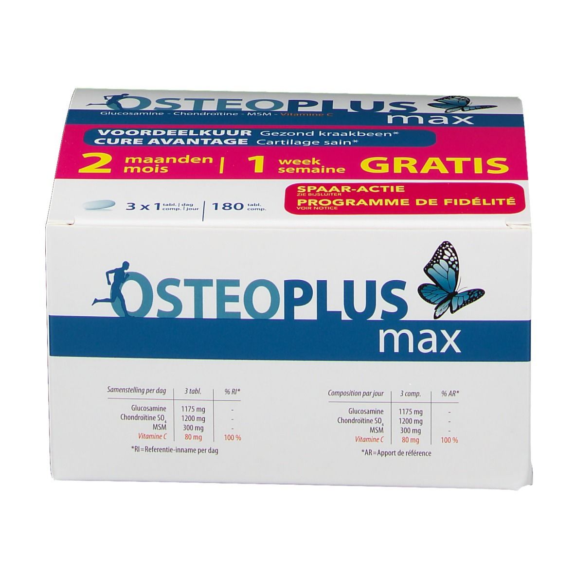 Osteoplus Max Advantage Pack 2 Months 180 pz | Redcare