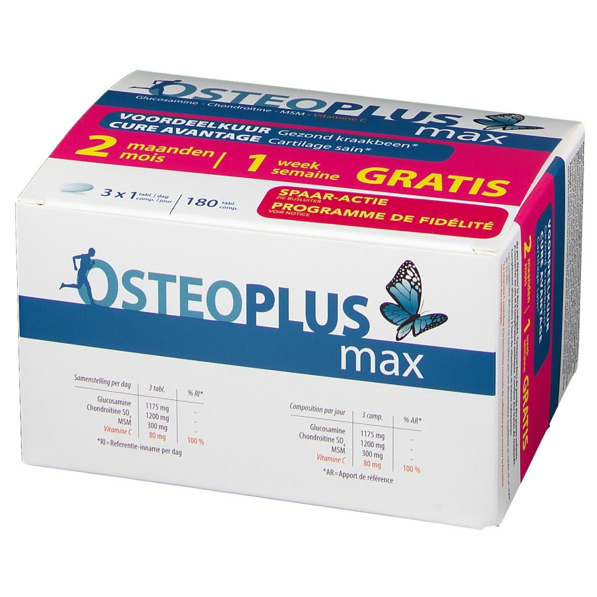 Osteoplus Max Advantage Pack 2 Months 180 pz | Redcare