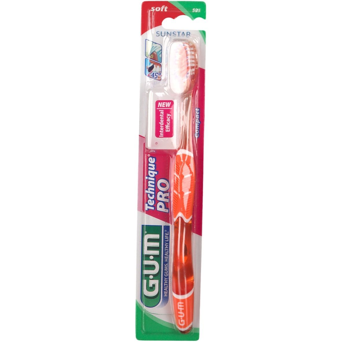 Gum Toothbrush 525m Pro Compact Soft 1 pz - Redcare