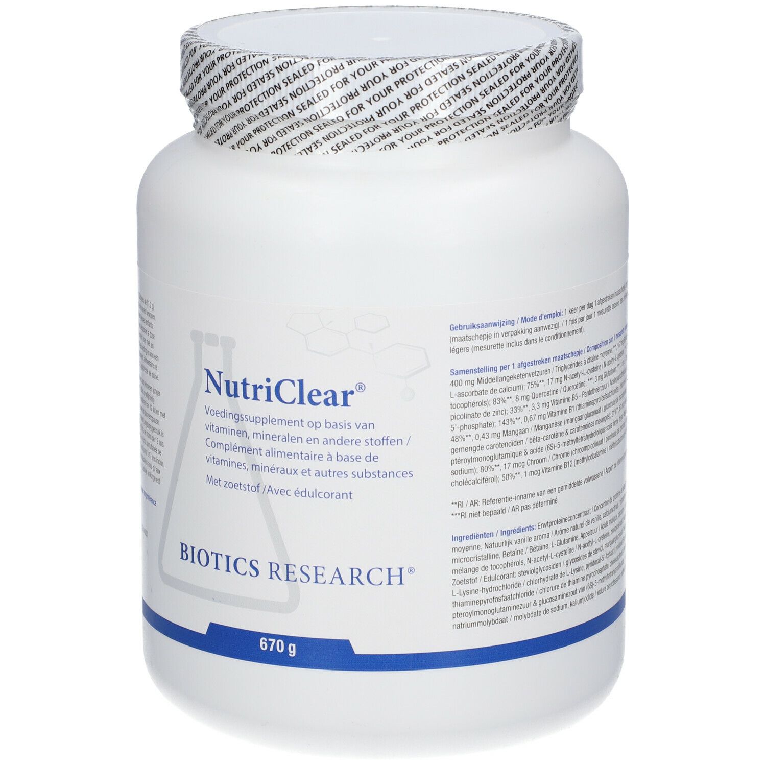 Biotics Nutriclear 670 g - Redcare