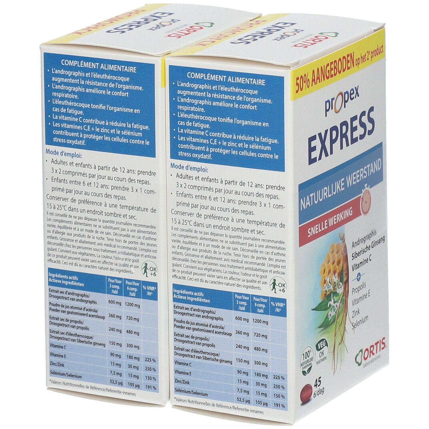 Ortis Propex Express Duo 2nd At -50% 2x45 pz - Redcare