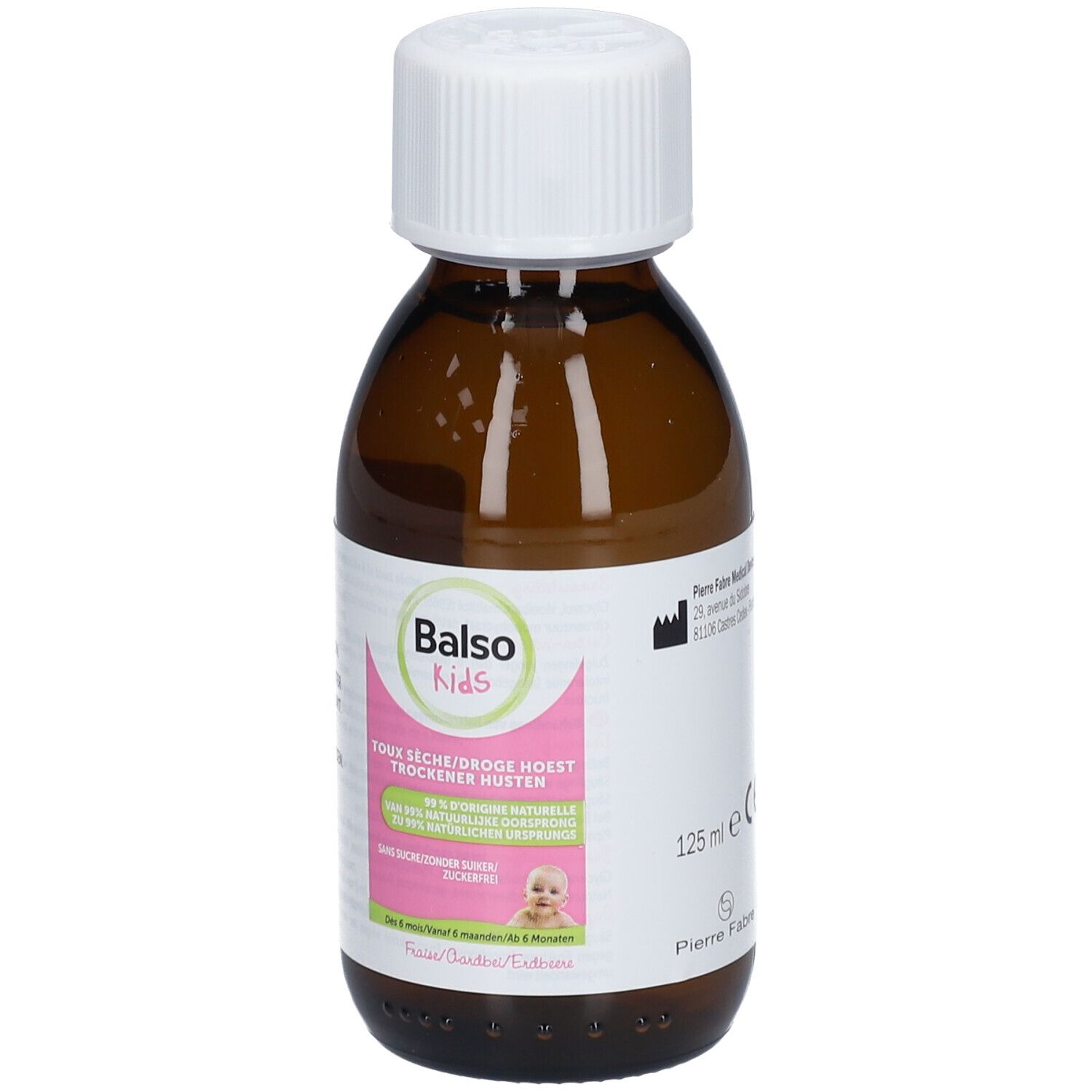 Balso Kids Cough Syrup Without Sugar 125 ml - Redcare