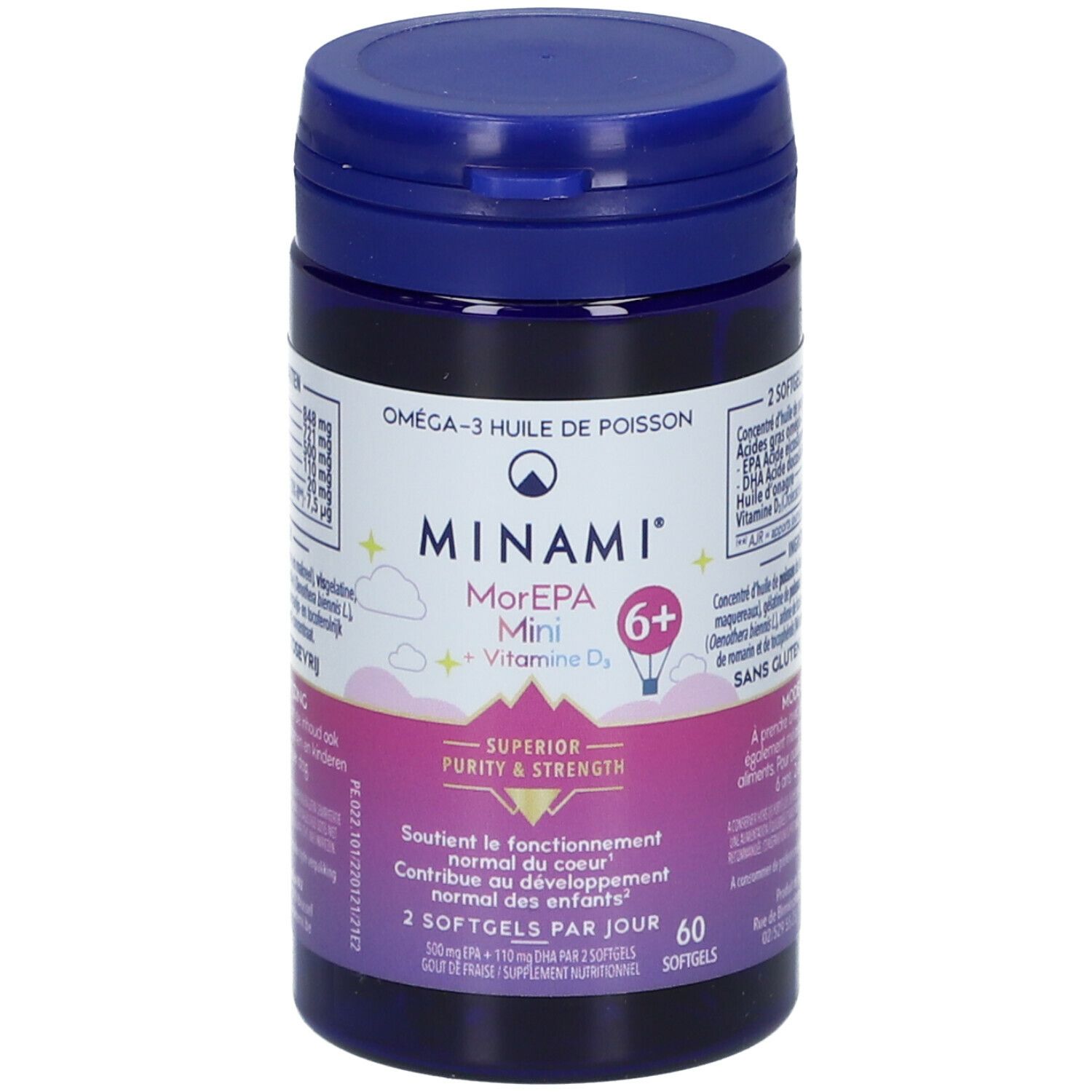 MINAMI® MorEPA Mini Smart Fats 60 pz - Redcare