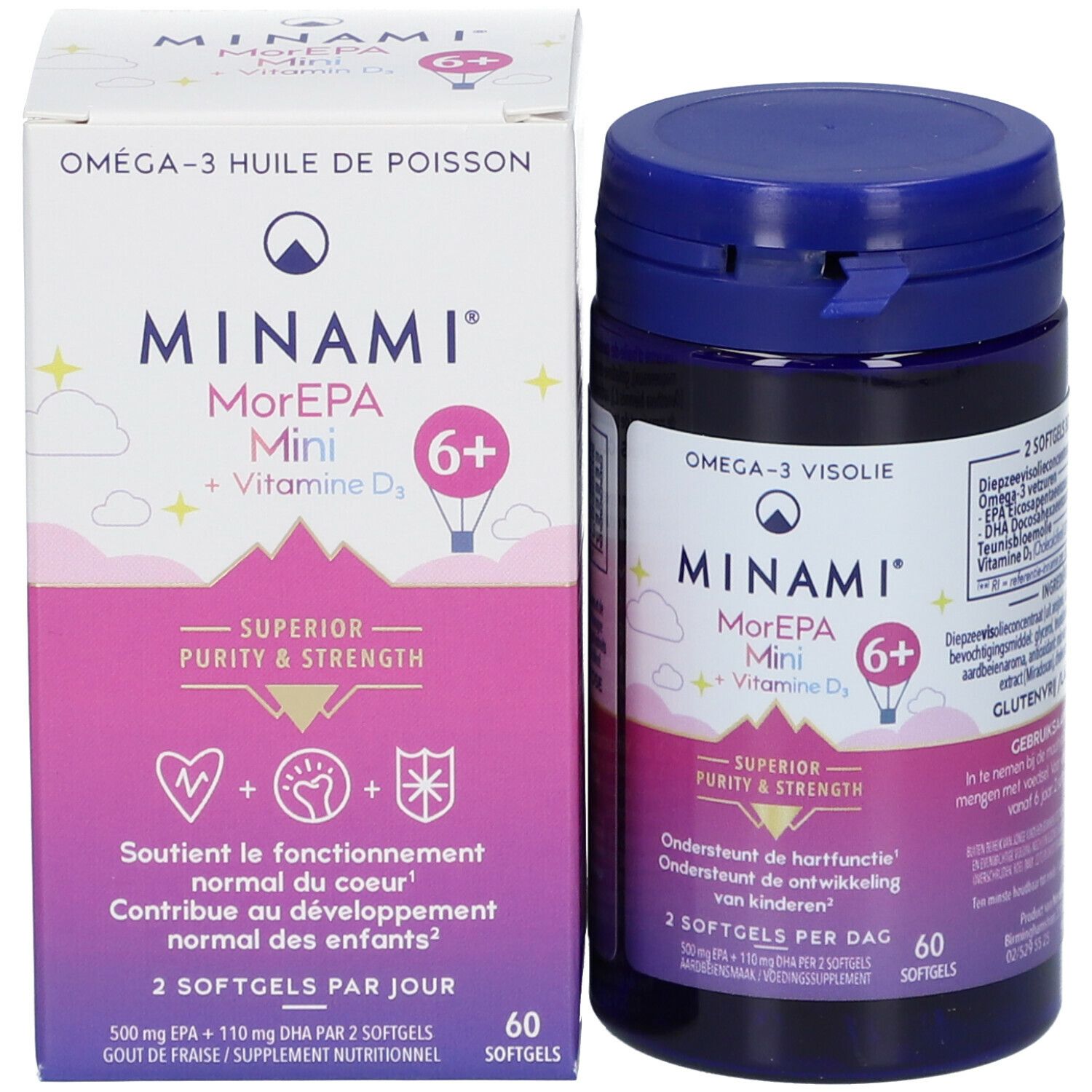 MINAMI® MorEPA Mini Smart Fats 60 pz - Redcare
