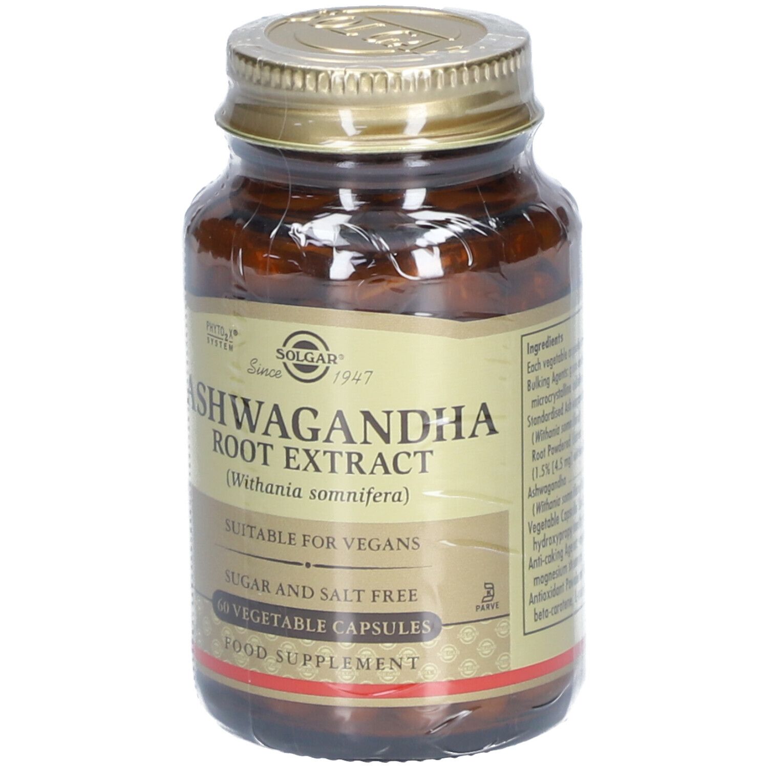 SOLGAR® Ashwagandha Root Extract 60 pz - Redcare