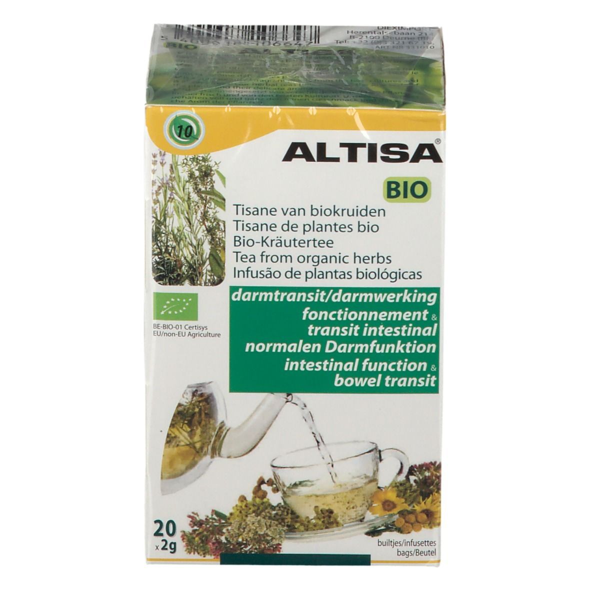Altisa Tea Faeces Mix Bio 20 pz - Redcare