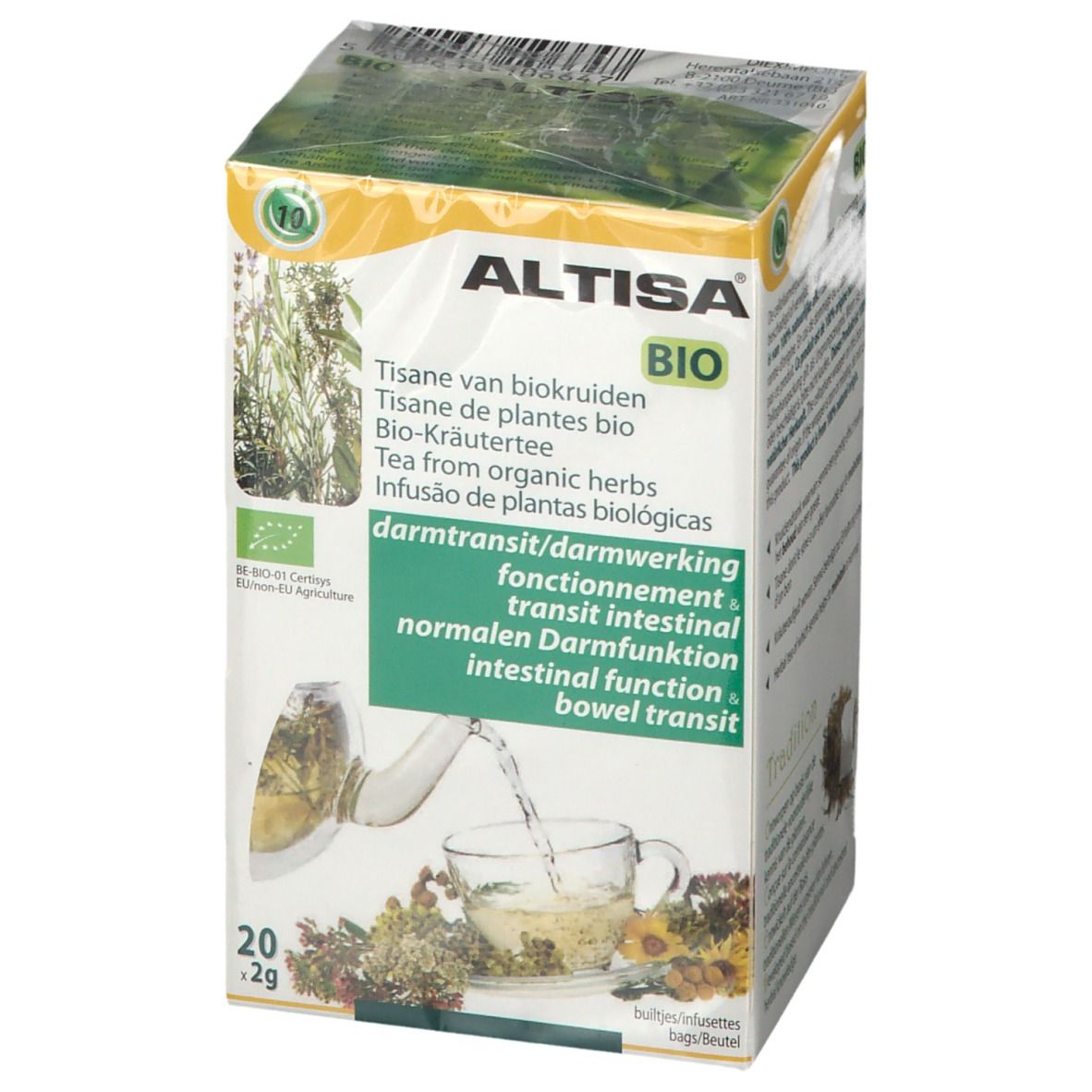 Altisa Tea Faeces Mix Bio 20 pz - Redcare