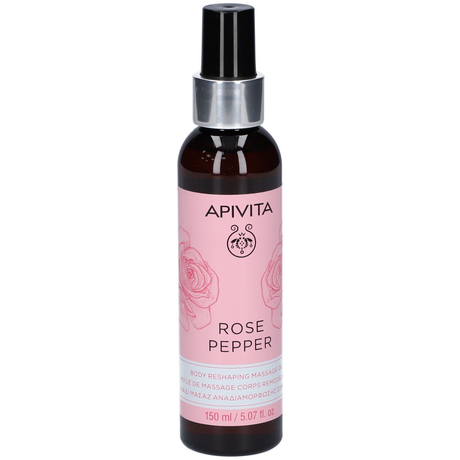 Apivita Massage Oil Rose & Pepper 150 ml - Redcare