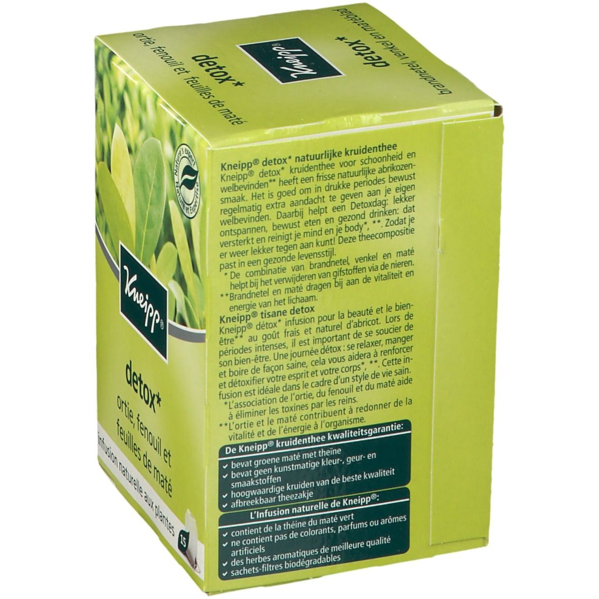 Kneipp Tè Di Erbe Detox Naturale 15 pz - Redcare