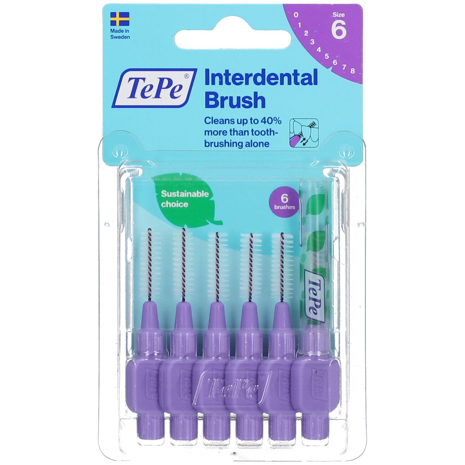 TePe® Scovolino Originale Misura ISO 6 6 pz - Redcare