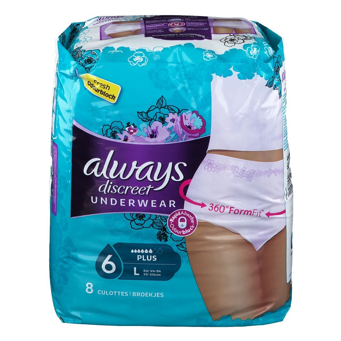 Always Discreet Incontinence Pants Large 8 pz - Redcare