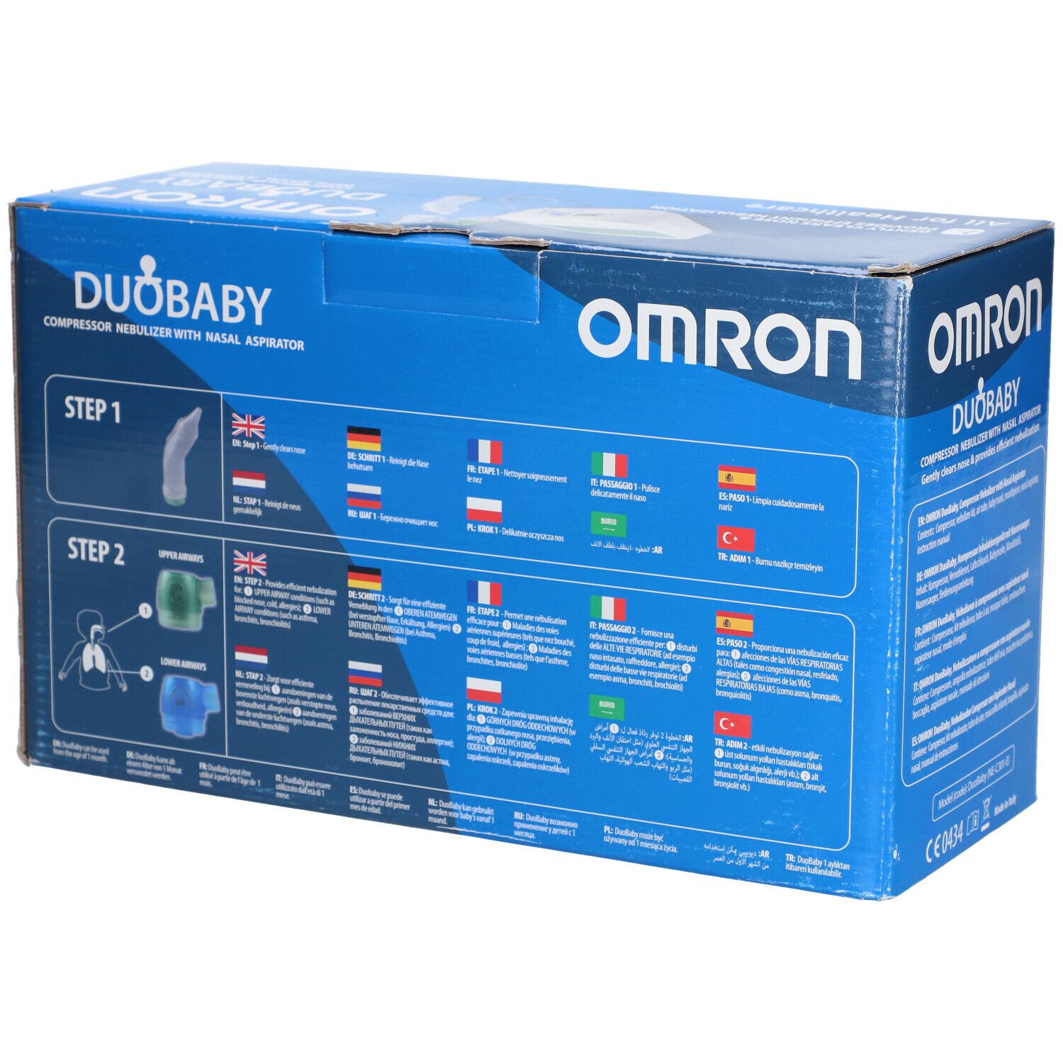 Omron Aerosol Duobaby Nebulizer NE-C301-E 1 pz | Redcare
