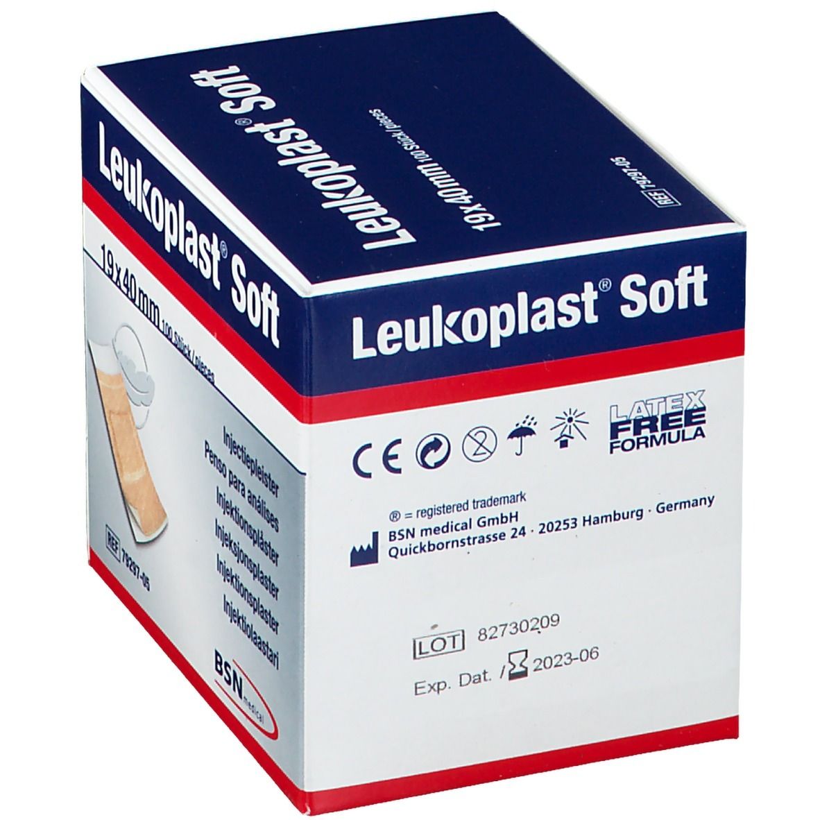 Leukoplast Soft Injection 19x40 mm 100 pz | Redcare