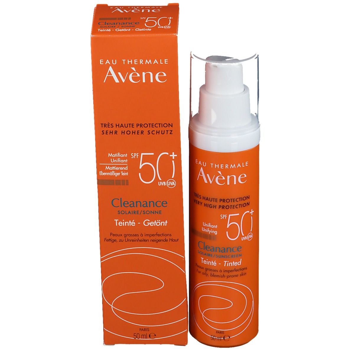 Avène Cleanance Sunscreen SPF 50+ Colorata 50 ml - Redcare