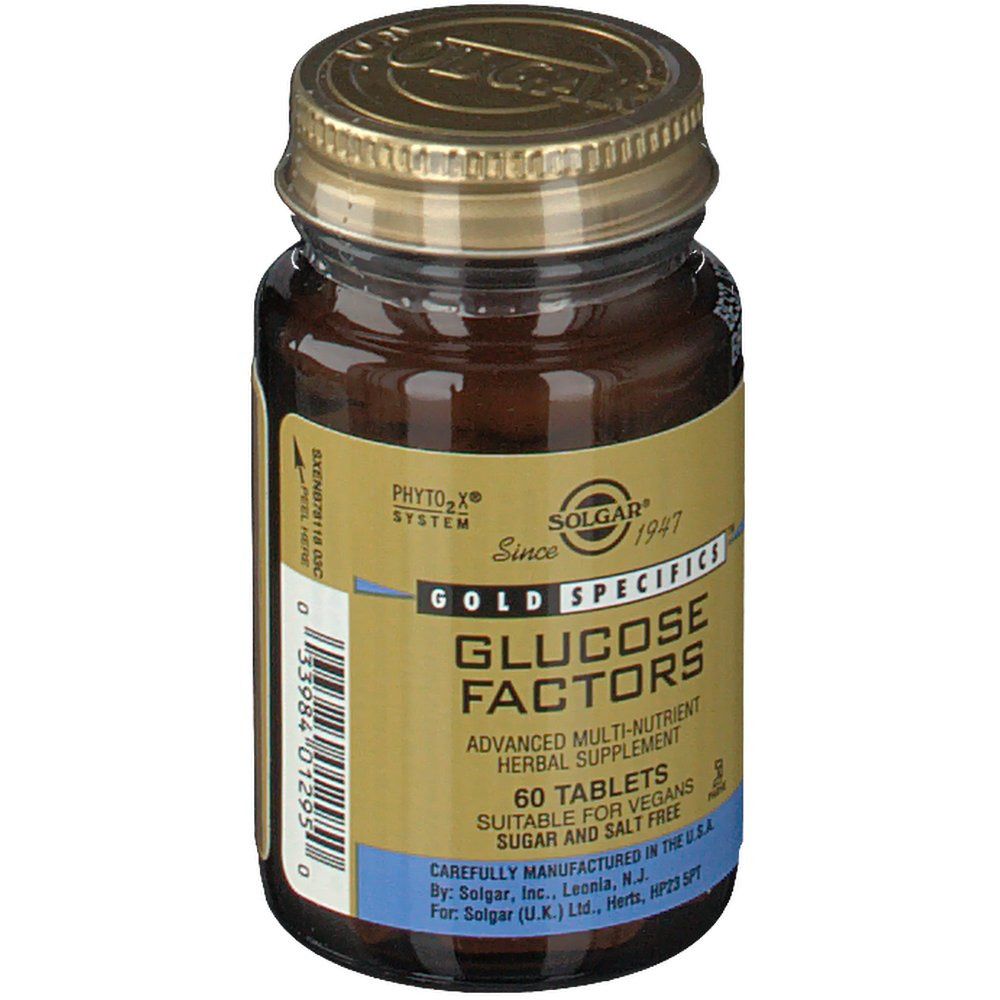 SOLGAR® Glucose Factors 60 pz - Redcare
