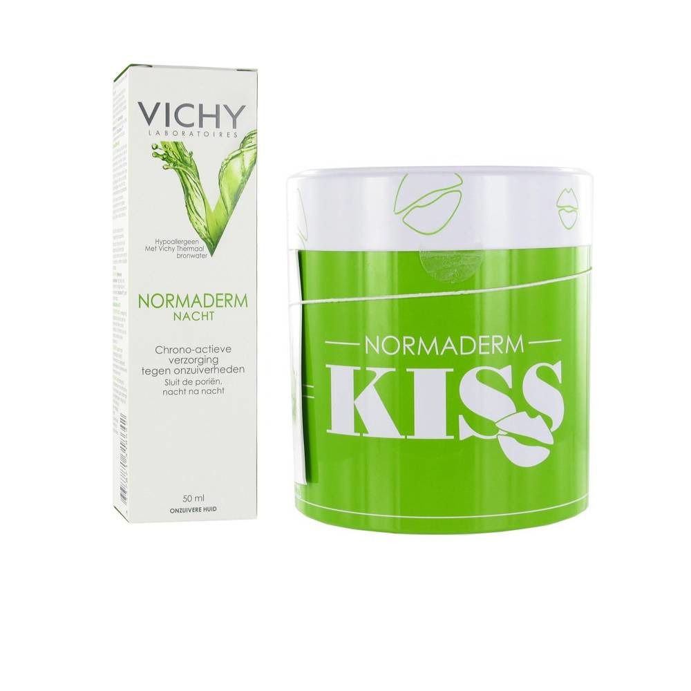 Vichy Normaderm Night Chrono-Active Care + Free Normaderm Kiss Kit 50 ...