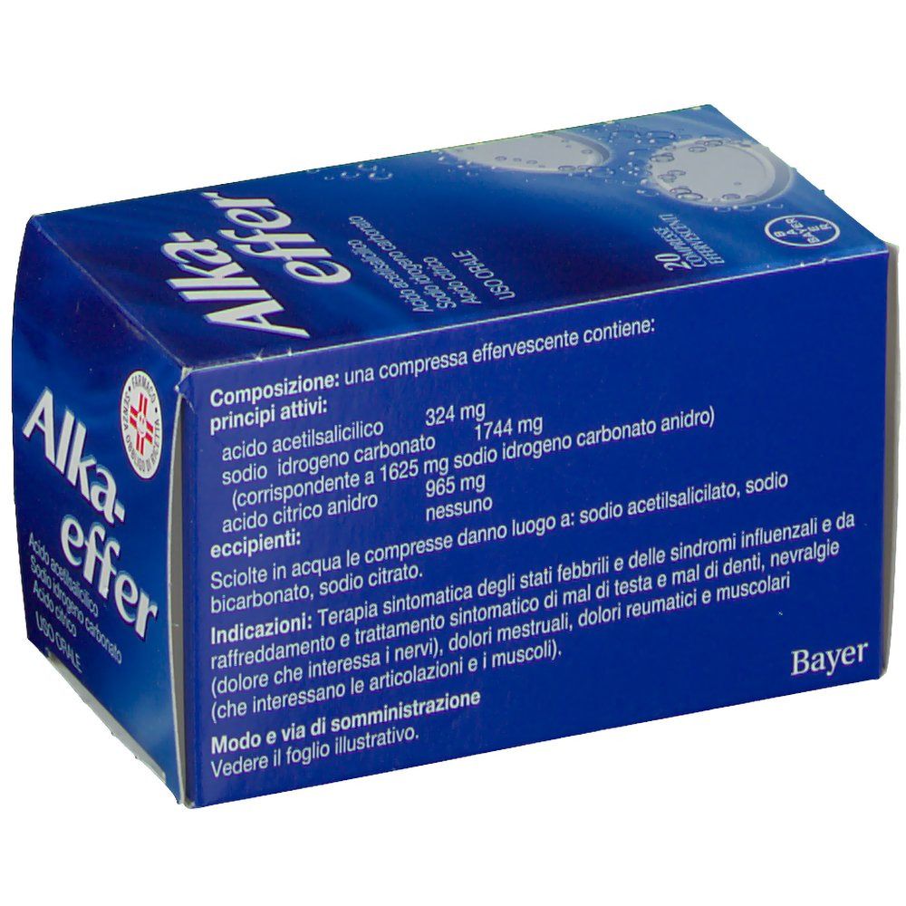 Alkaeffer 20 Compresse Effervescenti 20 pz - Redcare