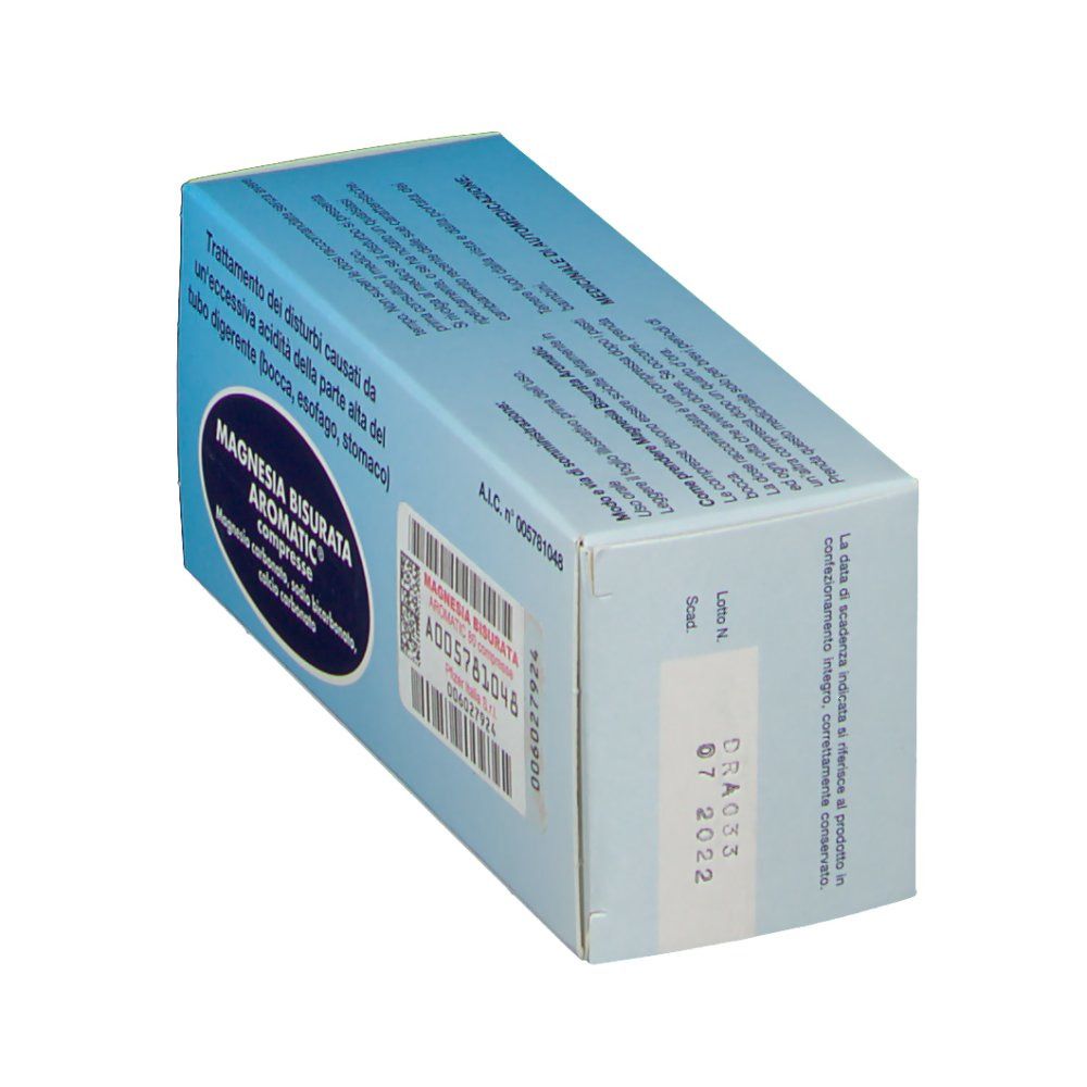 Magnesia Bisurata Aromatic® Compresse 80 pz - Redcare