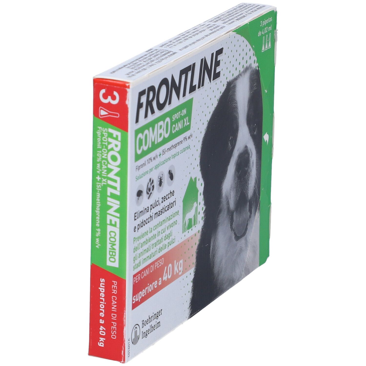 FRONTLINE COMBO SPOT-ON CANI XL soluz 3 pipette 4,02 ml 402 mg + 361,8 ...