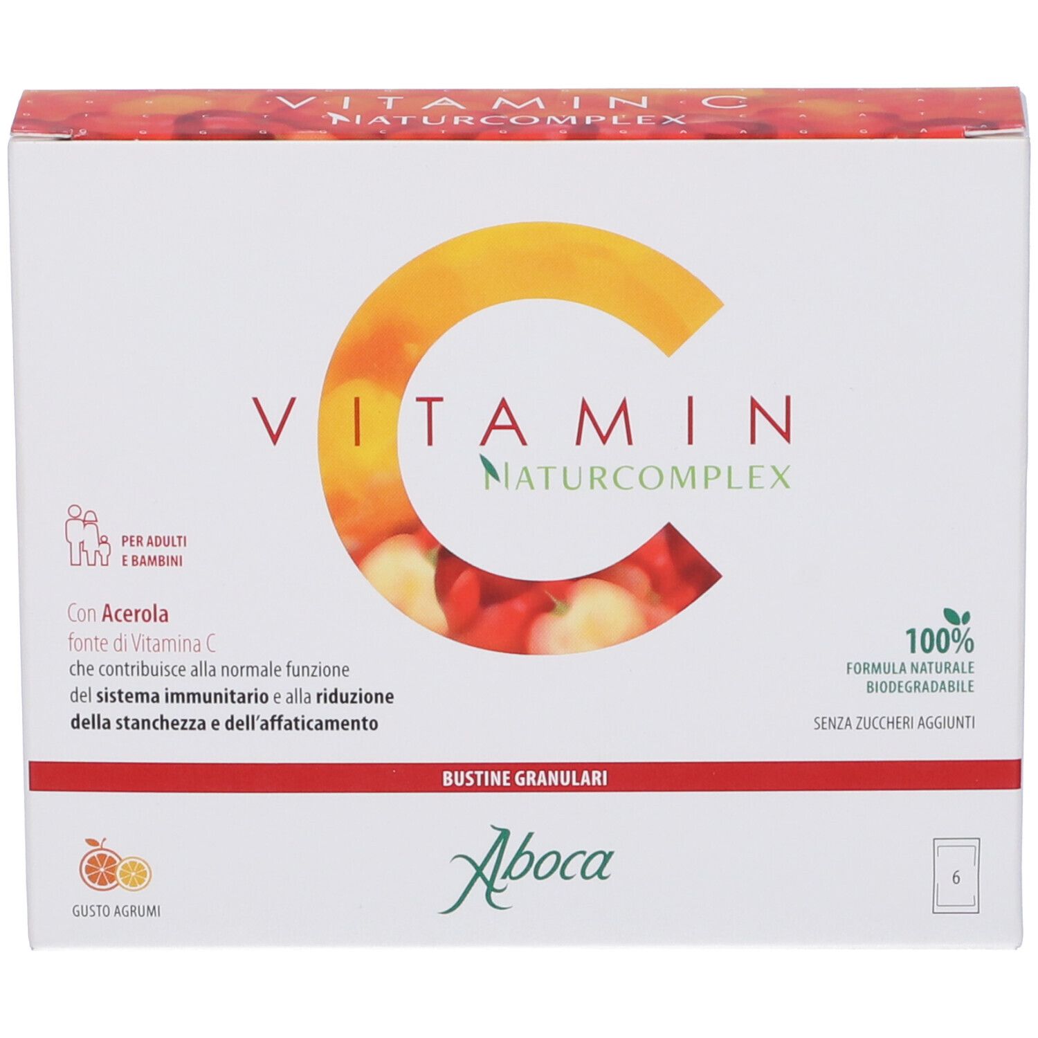 Aboca Vitamin C Naturcomplex 6 pz - Redcare