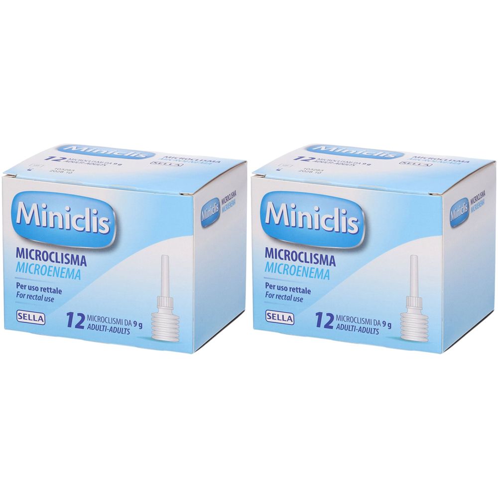 SELLA Miniclis® Microclisma Micreonema Set da 2 2x12x9 g - Redcare