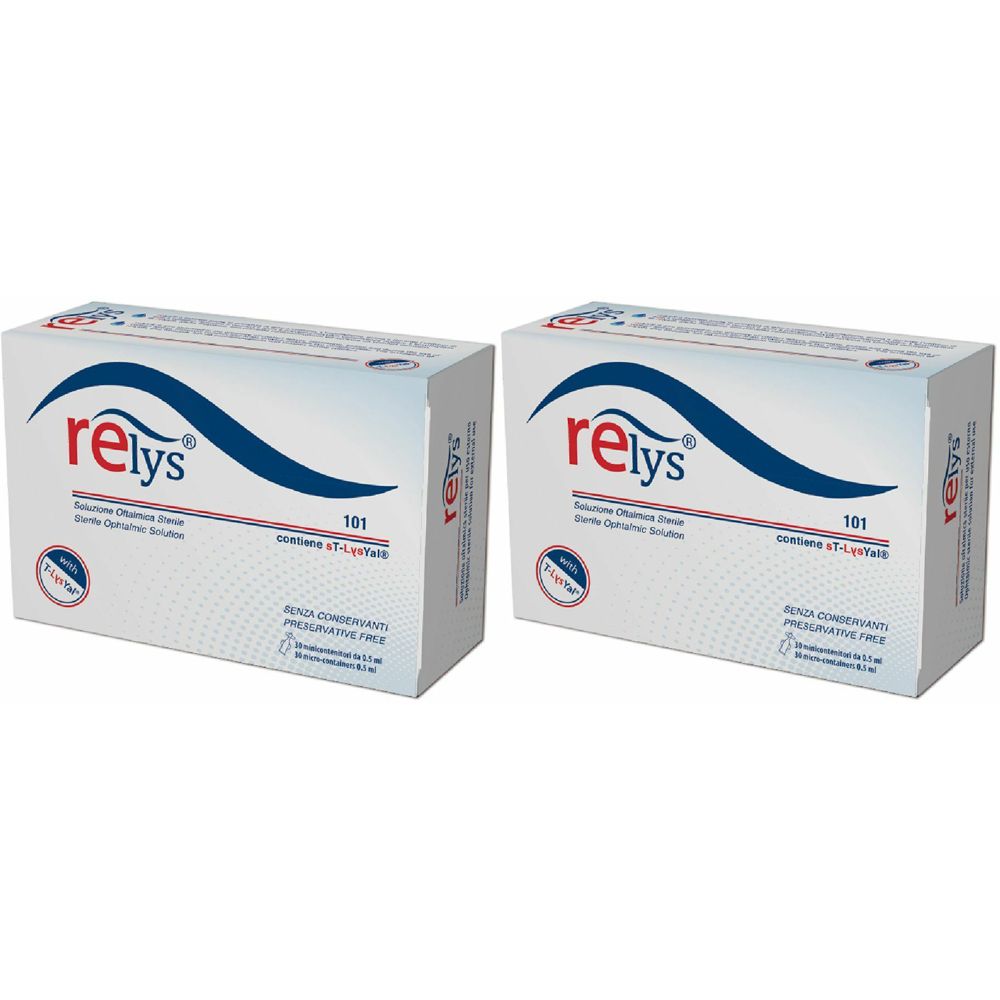 Relys® Soluzione oftalmica 30 minicontenitori Set da 2 2x30x0,5 ml ...