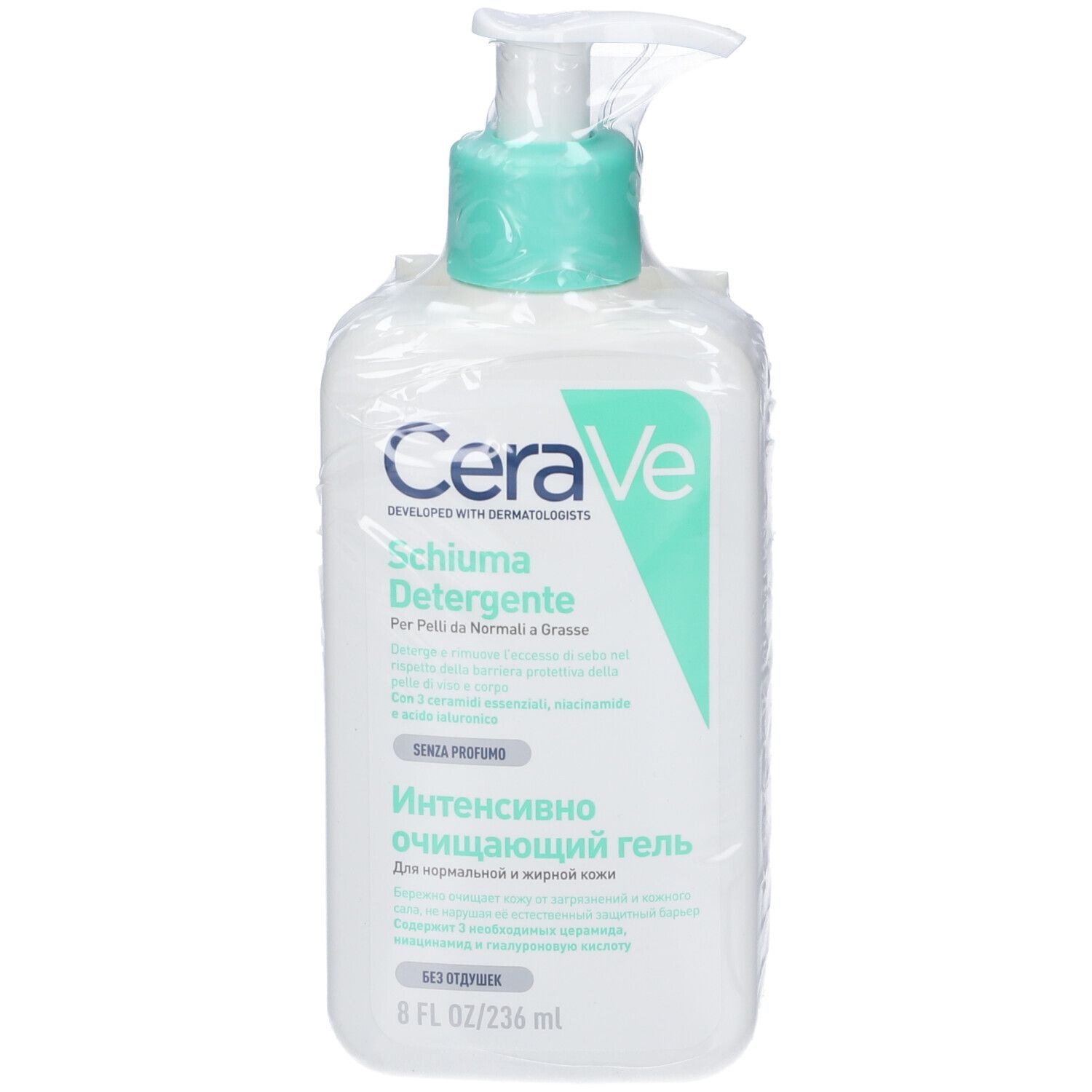 CeraVe Schiuma Detergente Seboregolatrice Viso e Corpo Per Pelli da ...