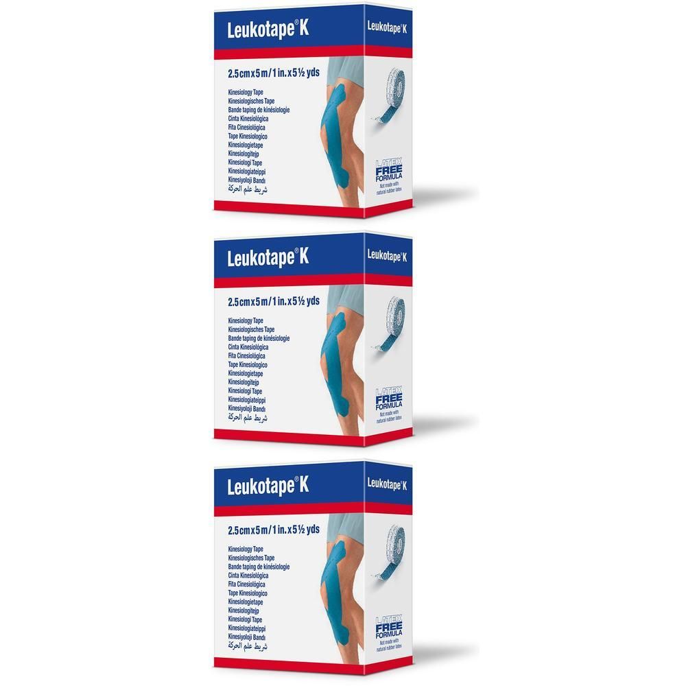 Actimove Sports Edition, Leukotape K tape kinesiologico color blu 3x1 ...