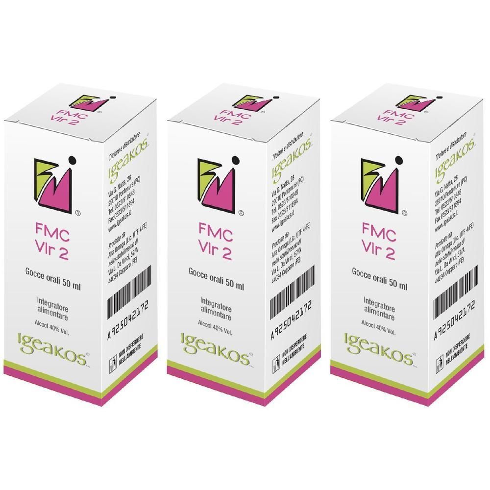 Fmc Vir 2 Gocce Orali 50 Ml 3x50 ml - Redcare